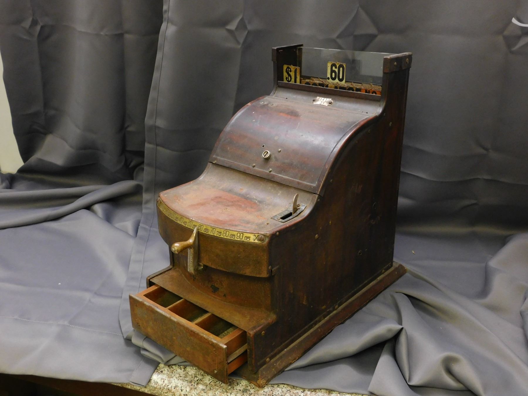 Antique Metal Cash Register McCaskey Systems Accountant Register ...