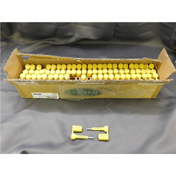 Lot of 46 Envoseal Bolt Drum Security Seals for Cargo Trailer