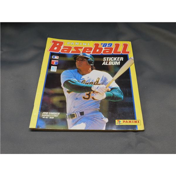 1989 Panini Baseball Stickers Album (400 stickers in album)