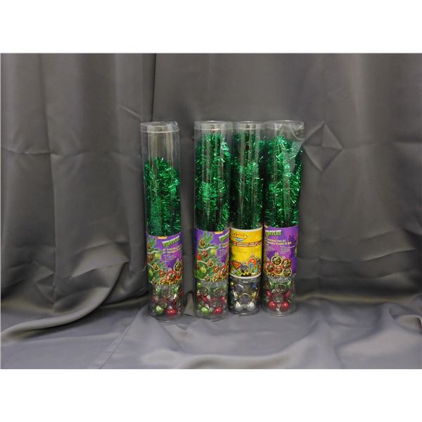 Lot of 4 TMNT Teenage Mutant Ninja Turtles 15" Christmas Tree Set and ...