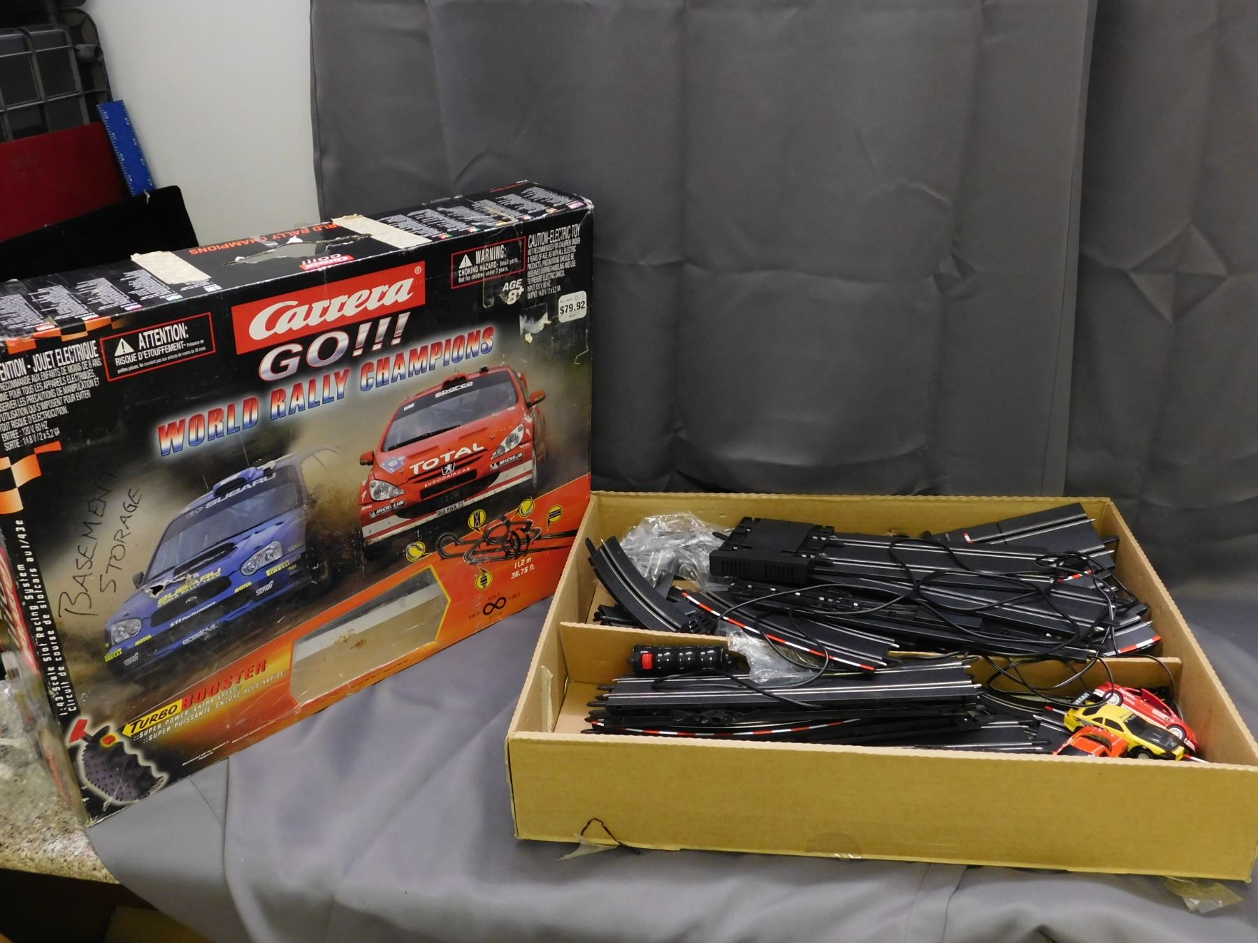 Carrera Go!! World Ralley Champions Turbo Slot Car Racing Playset 3 Cars