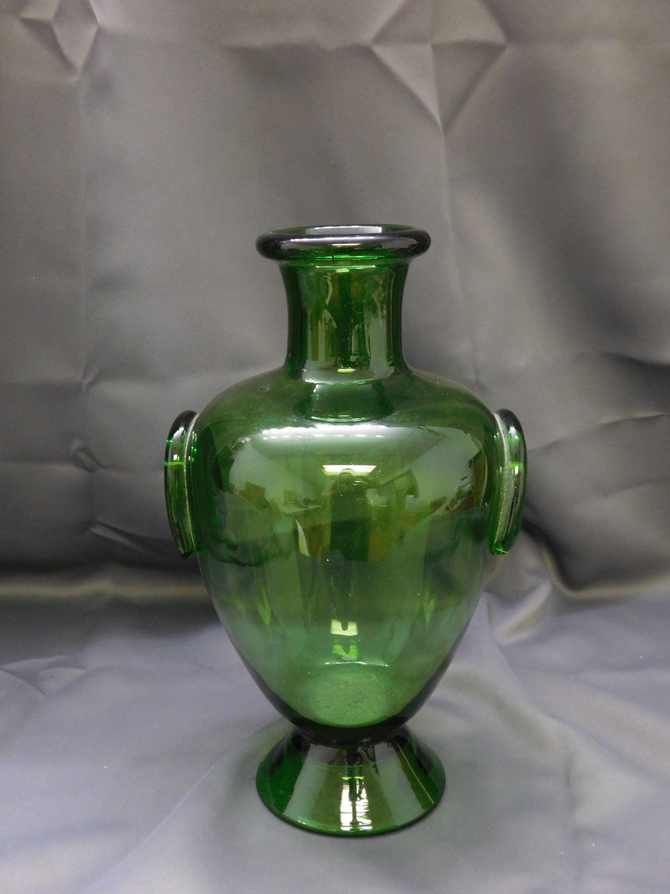 Blenko Green Glass Vase