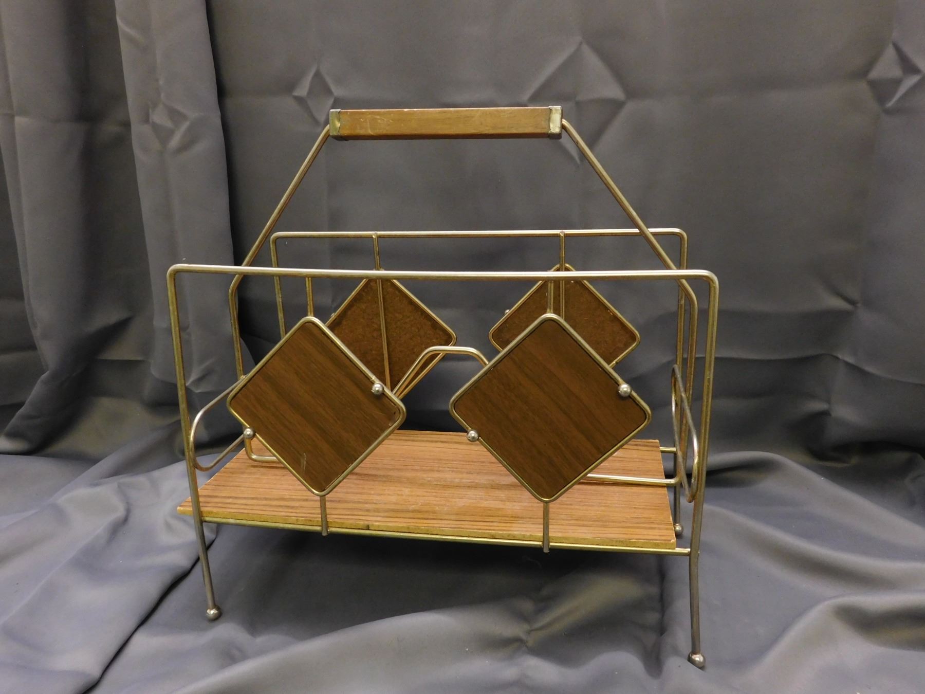 Vintage MCM Magazine Rack