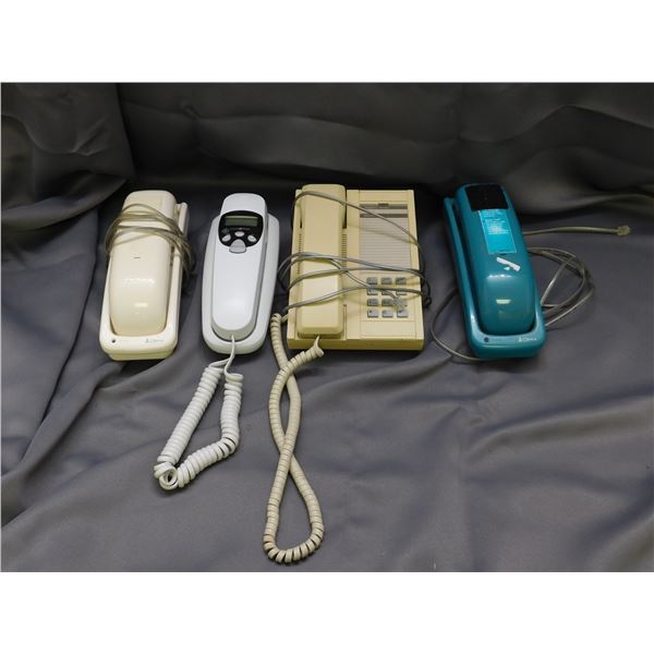 Lot of 4 Vintage Telephones Touch Tone Northern Telecom, Cobra, General ...