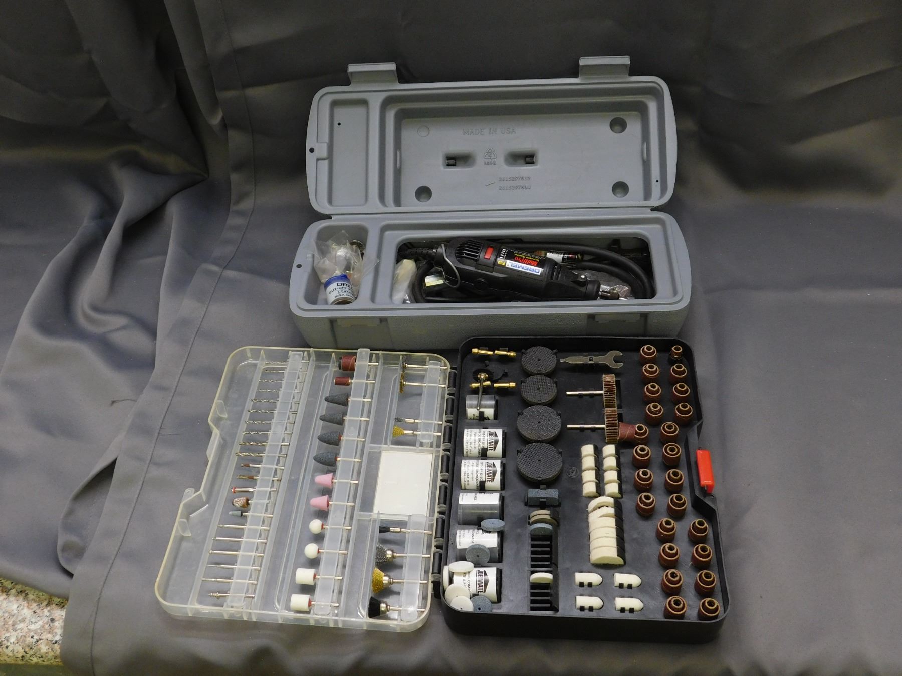 Lot of 2 Dremel Multi-Pro Variable Speed with Case and Jobmate Rotary ...