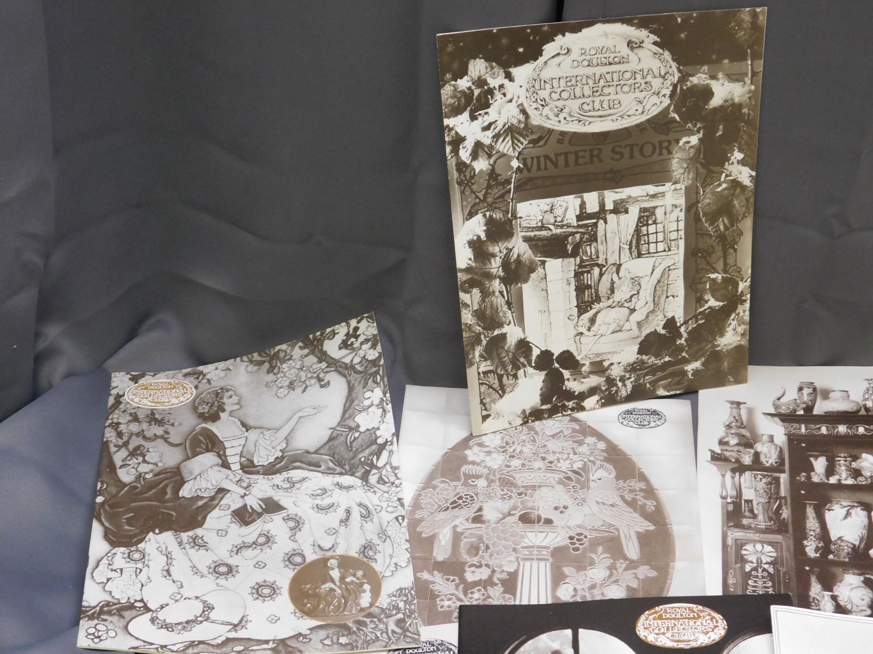 Lot of 13 Royal Doulton International Collectors Club Magazines Early 80s