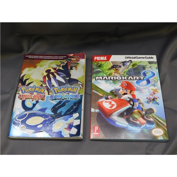 Lot of 2 Video Game Strategy Guides Mario Kart 8 and Pokemon Omega Ruby ...