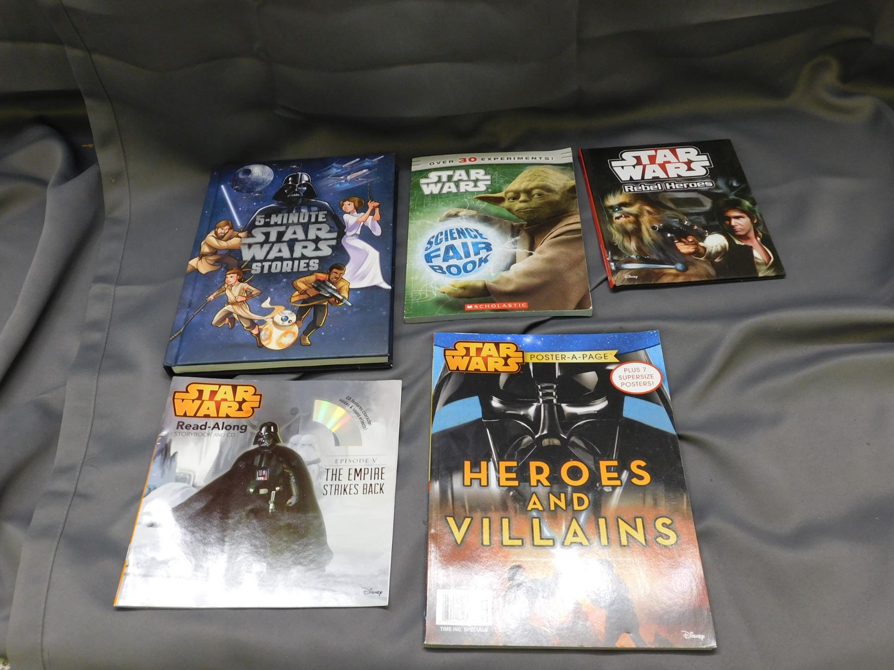 Lot of 5 Star Wars Short Story Books Novels Read Along Etc