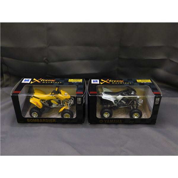 Lot of 2 New Ray Xtreme Machines Quads 1/12 Scale