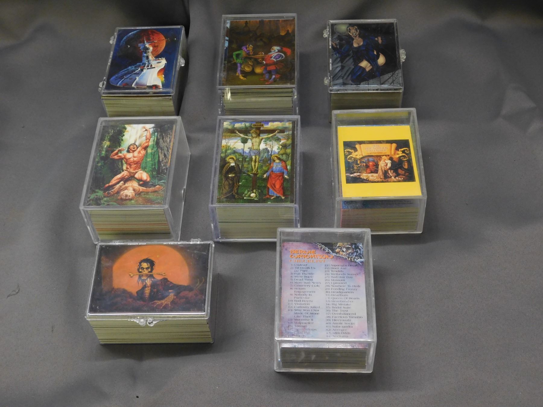 Lot of 8 Artist Series Card Sets *see description*