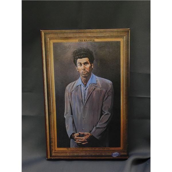 Seinfeld Kramer Framed Art Print "The Kramer" 12" x 8" Canvas Print
