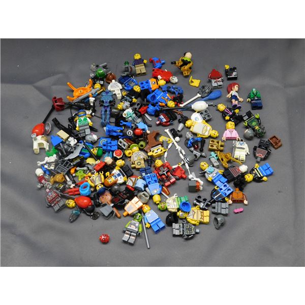Bag of LEGO Minifigs Assorted and Accessories Parts Pieces