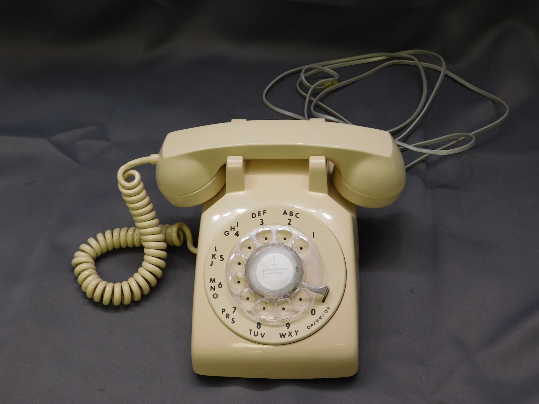 ITT Rotary Beige Vintage Telephone