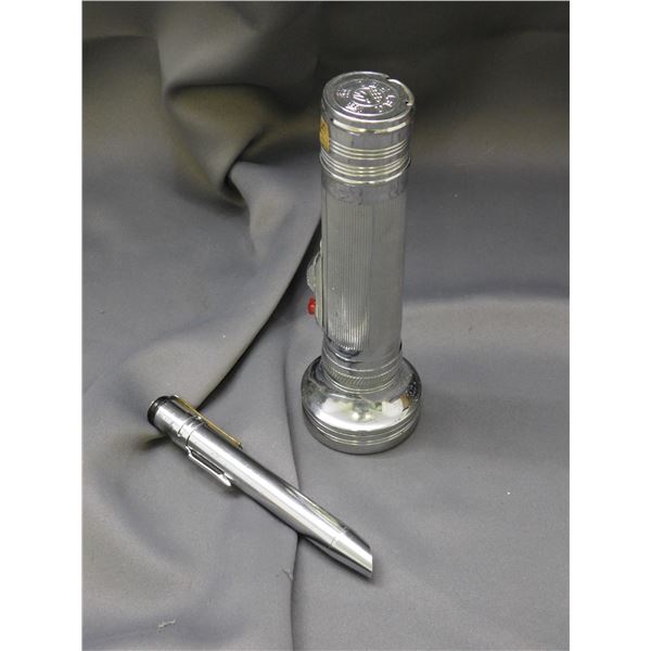 Vintage Flashlight and Pen Light