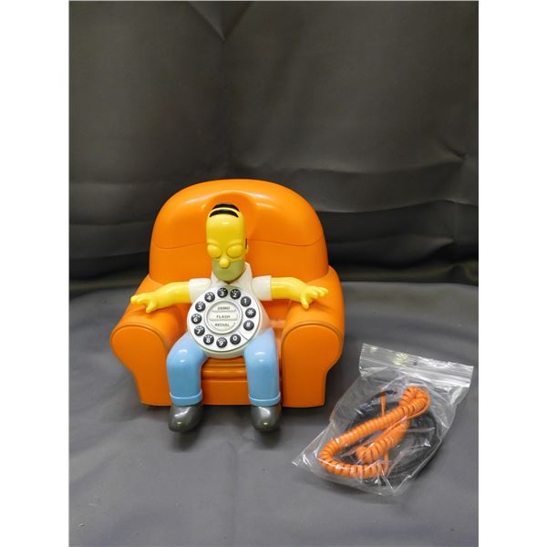 Homer Simpson Telephone Touch Tone 2004 Fox Animated Character Phone