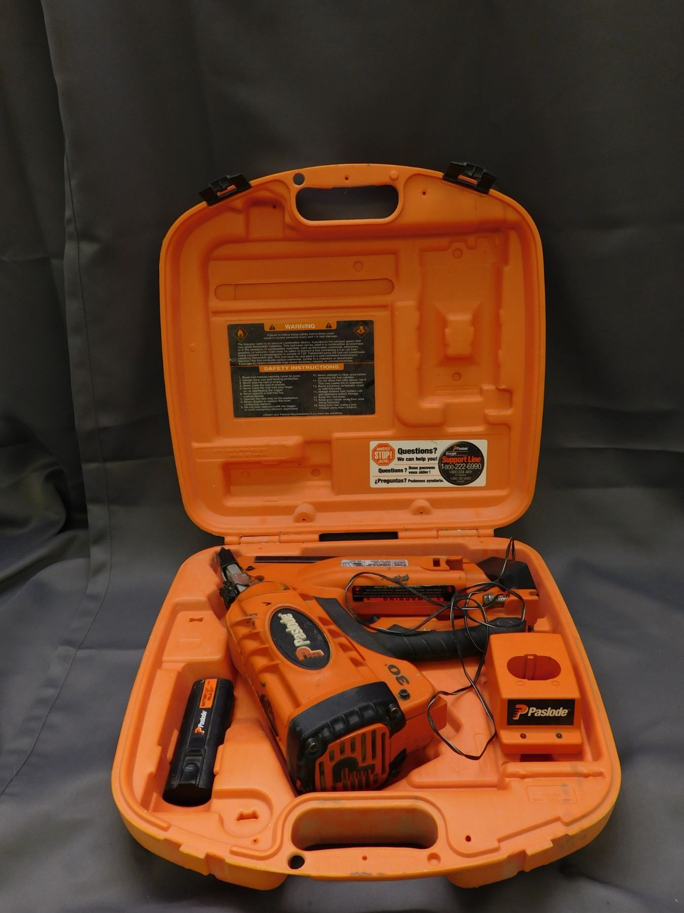 Paslode Impulse IMCT Cordless Utility Framing Nailer 900420 With Case ...