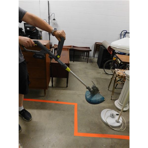 Portable Handheld Grass Trimmer Edger Yardworks 20 Volt Lithium Battery ...