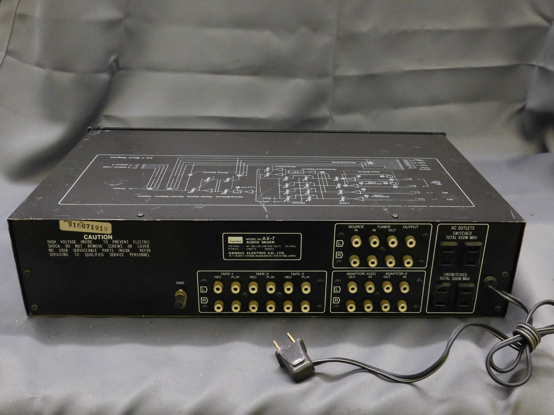 Sansui Audio Mixer AX-7
