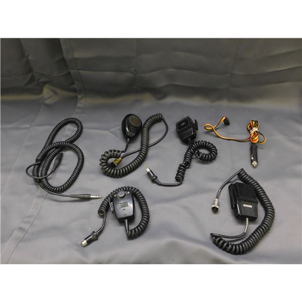 Lot of 4 Vintage CB Radio Pieces Plus Adapters