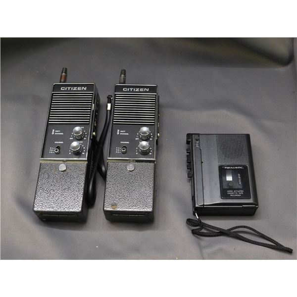 Citizen Walkie Talkies TNC-203 Transceiver and Realistic Voice ...