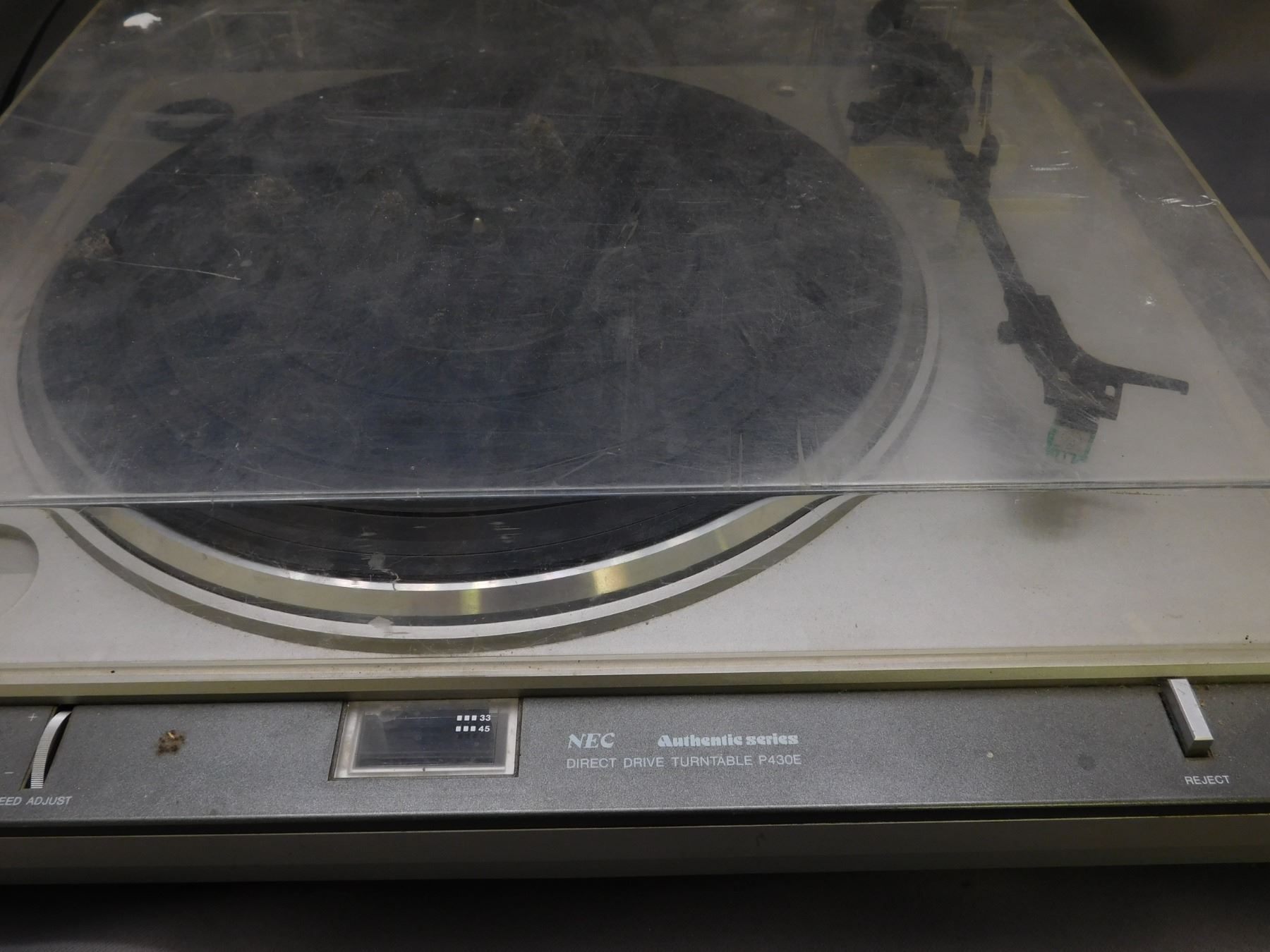 Turntable Record Player NEC Direct Drive P430E