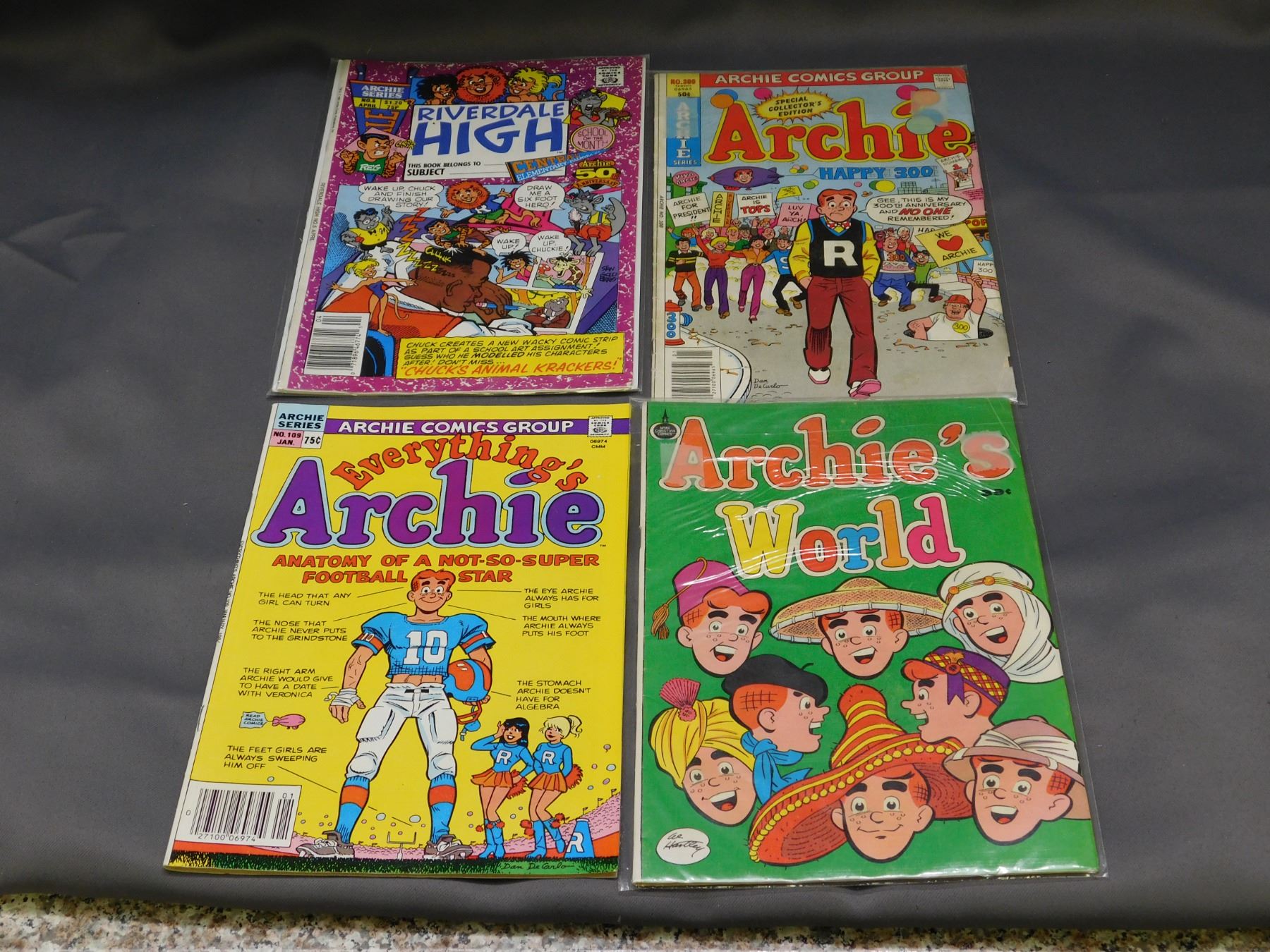 4 Special Collector Archie Comics, Issue No.300, Archie 50th ...