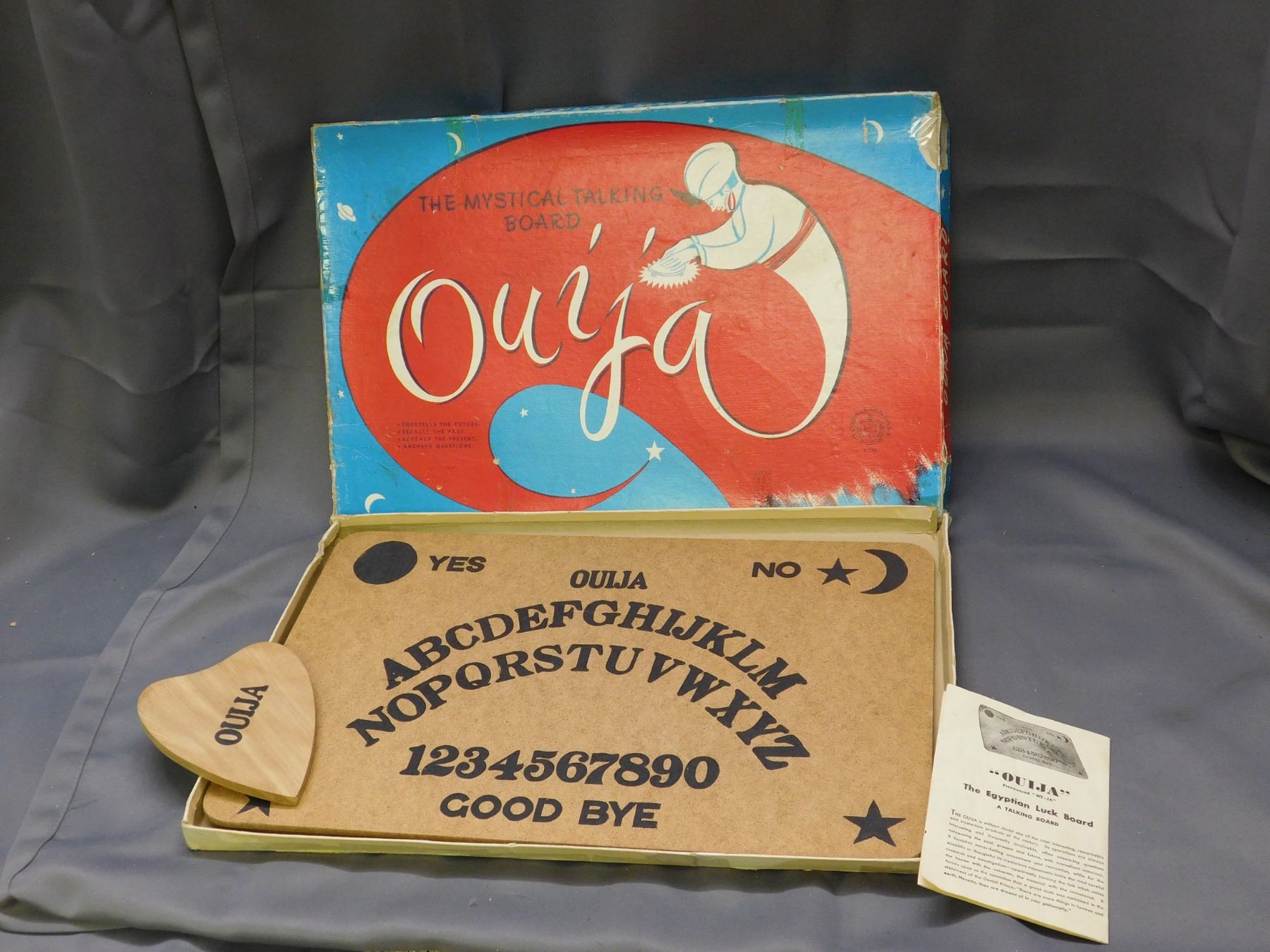 Vintage Ouija Egyptian Luck Board Mystical Talking Board