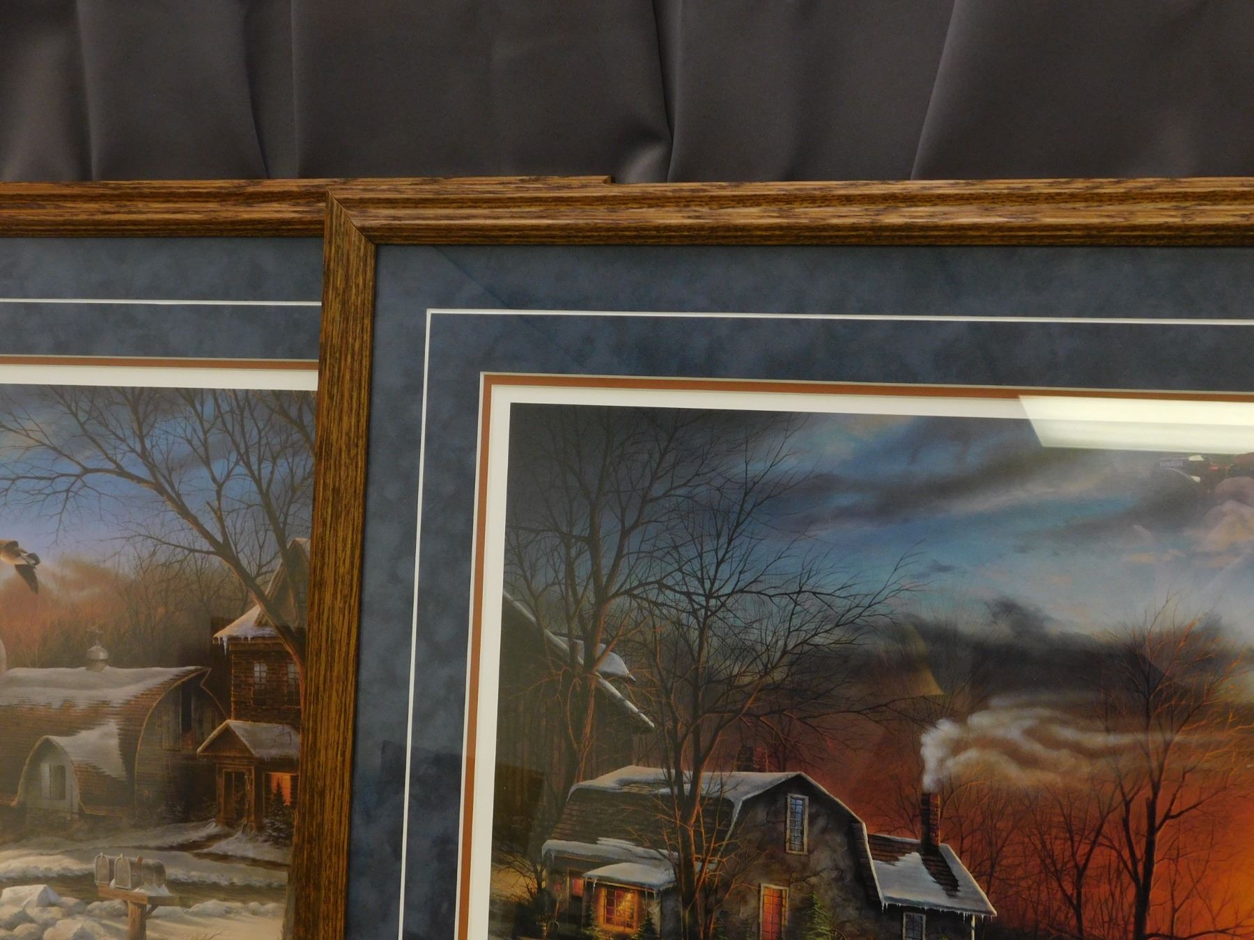 Set of 2 Terry Redlin Prints Signed By Artist "The Sharing Season" and ...