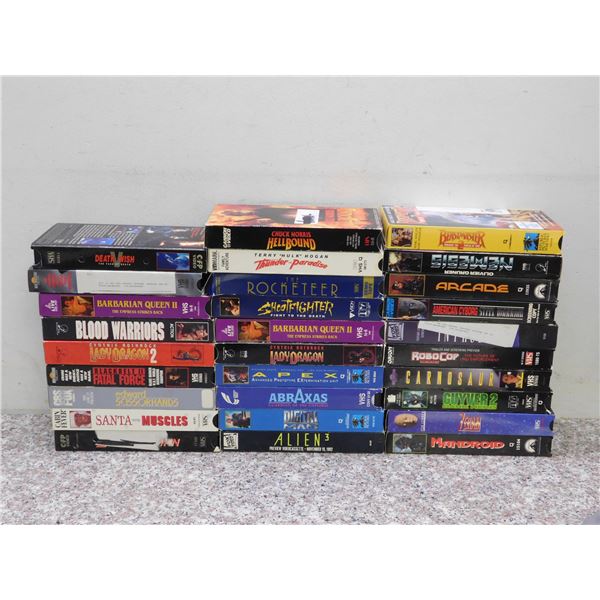 Lot of 29 Vintage Screener/Promo VHS Tapes Assorted Genres and Titles ...