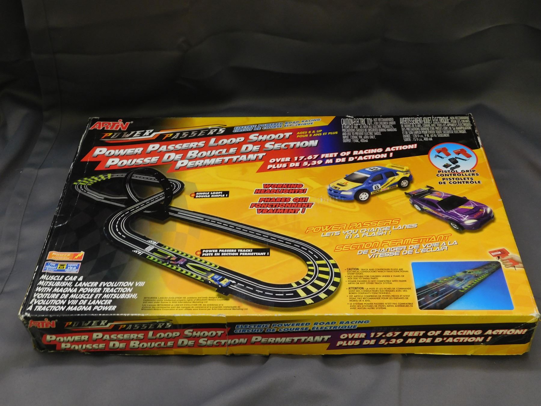 Artin Power Passers Electric Road Racing Loop Shoot Game Toys