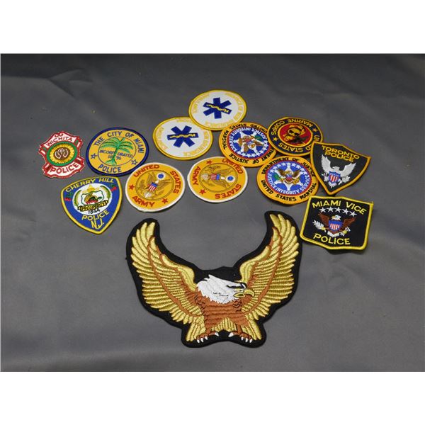 Lot of Patches Miami Vice, Police, United States Army, Misc USA Police ...