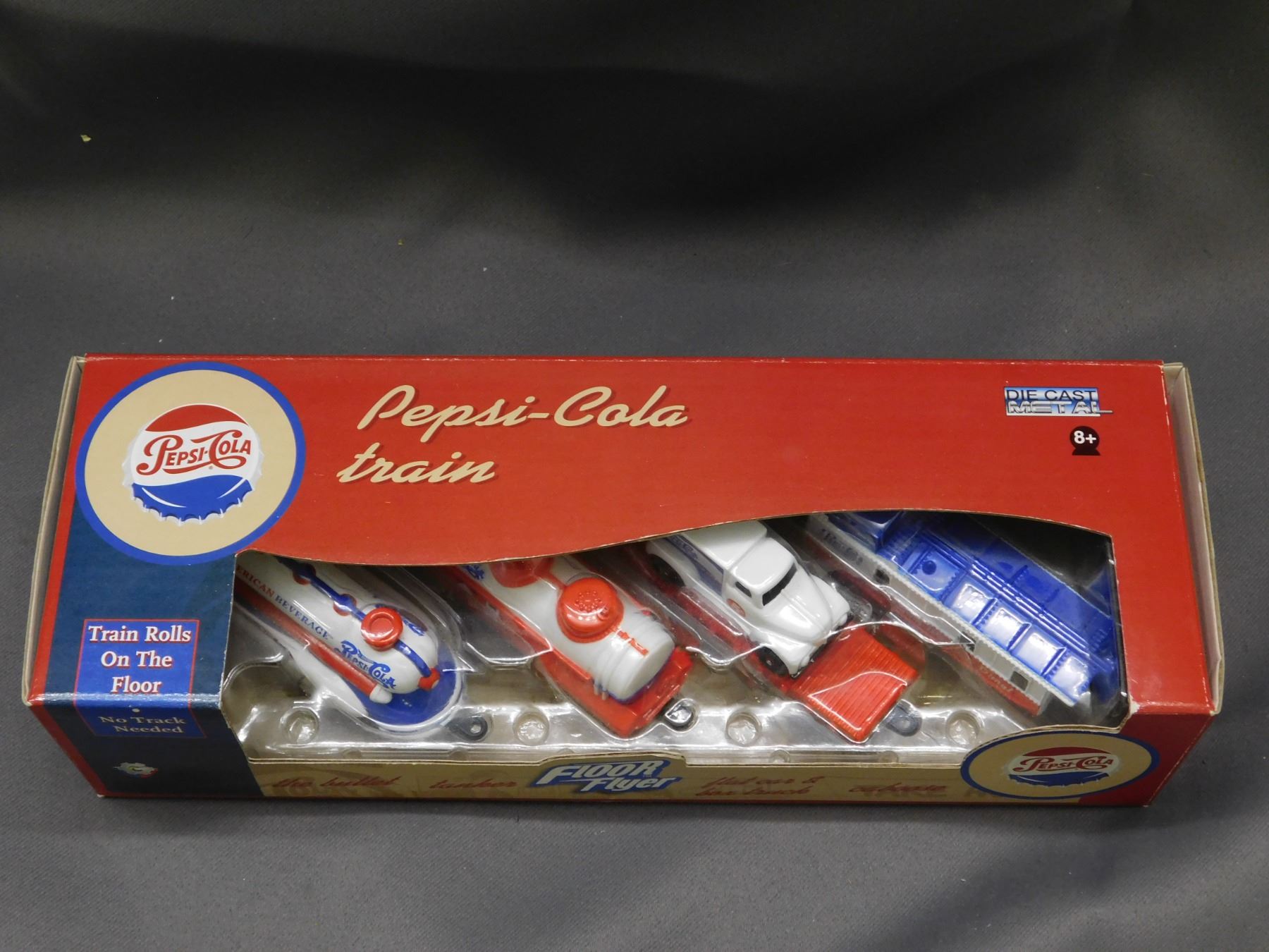 Pepsi-Cola Train Floor Flyer Die Cast Metal Toy Packaged NEW 2005 ...