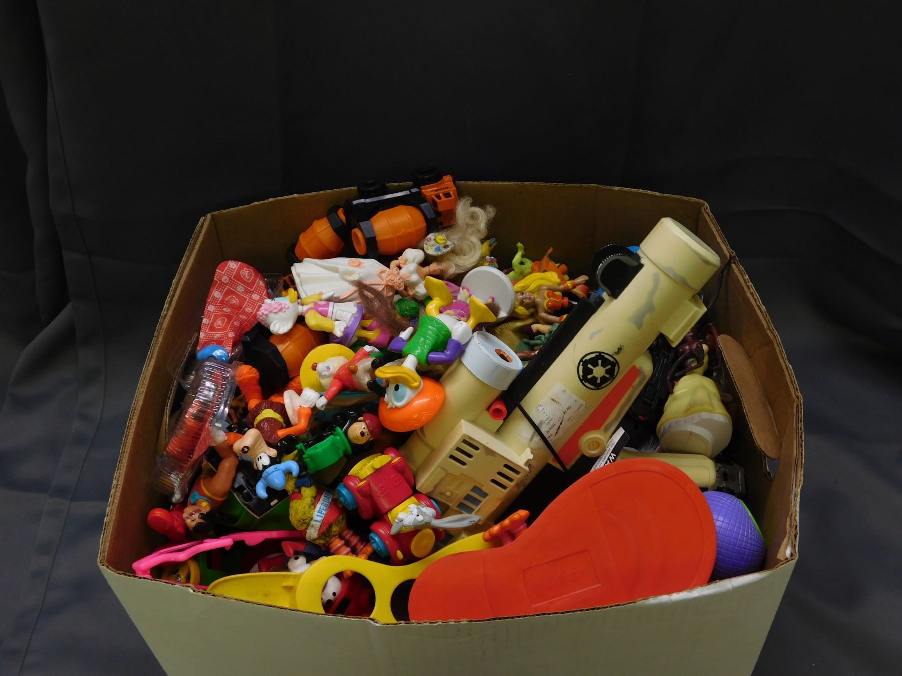 Box Full of 80s 90s Toys Mostly McDonalds Fastfood Premiums, Star Wars ...