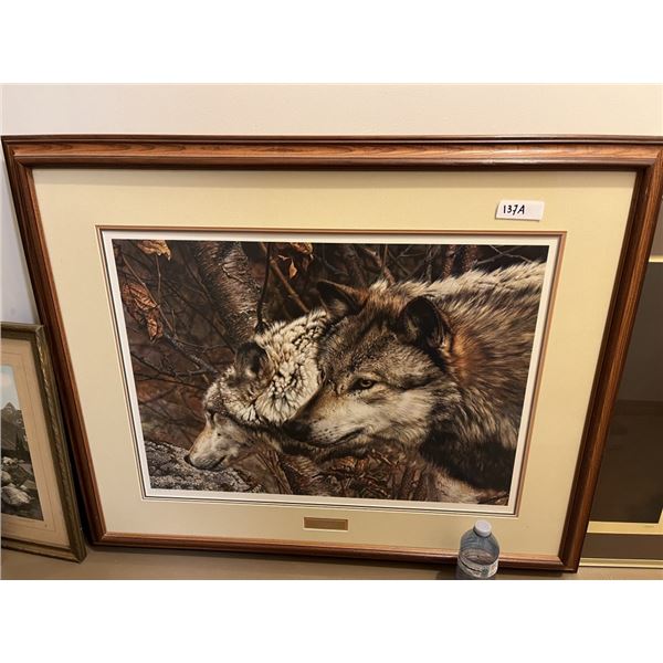 Signed. Framed, Limited Edition Print By Carl Brd