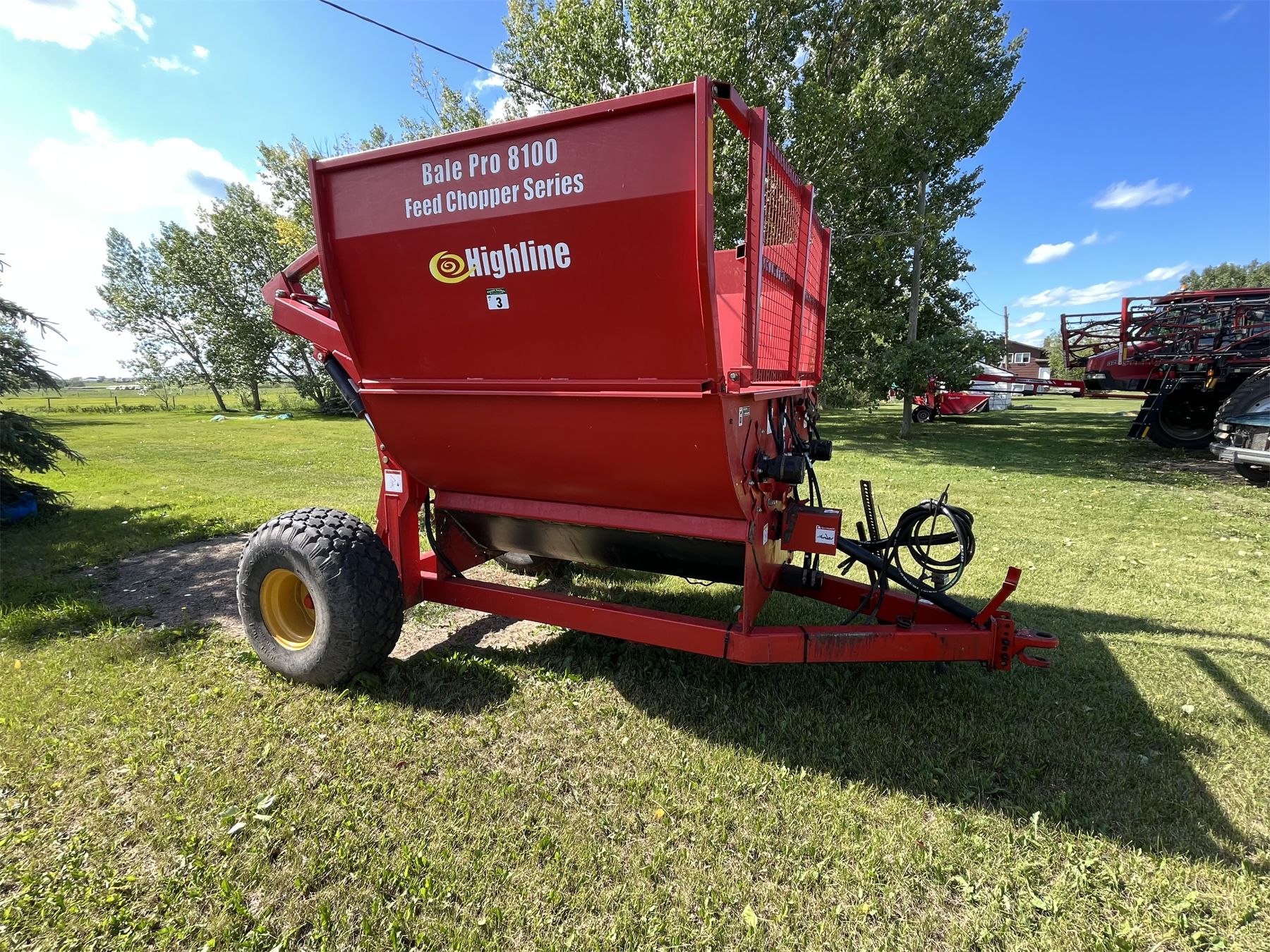 Highline Bale Pro 8100 Bale Processor - Lefthand discharge - Hydraulic ...