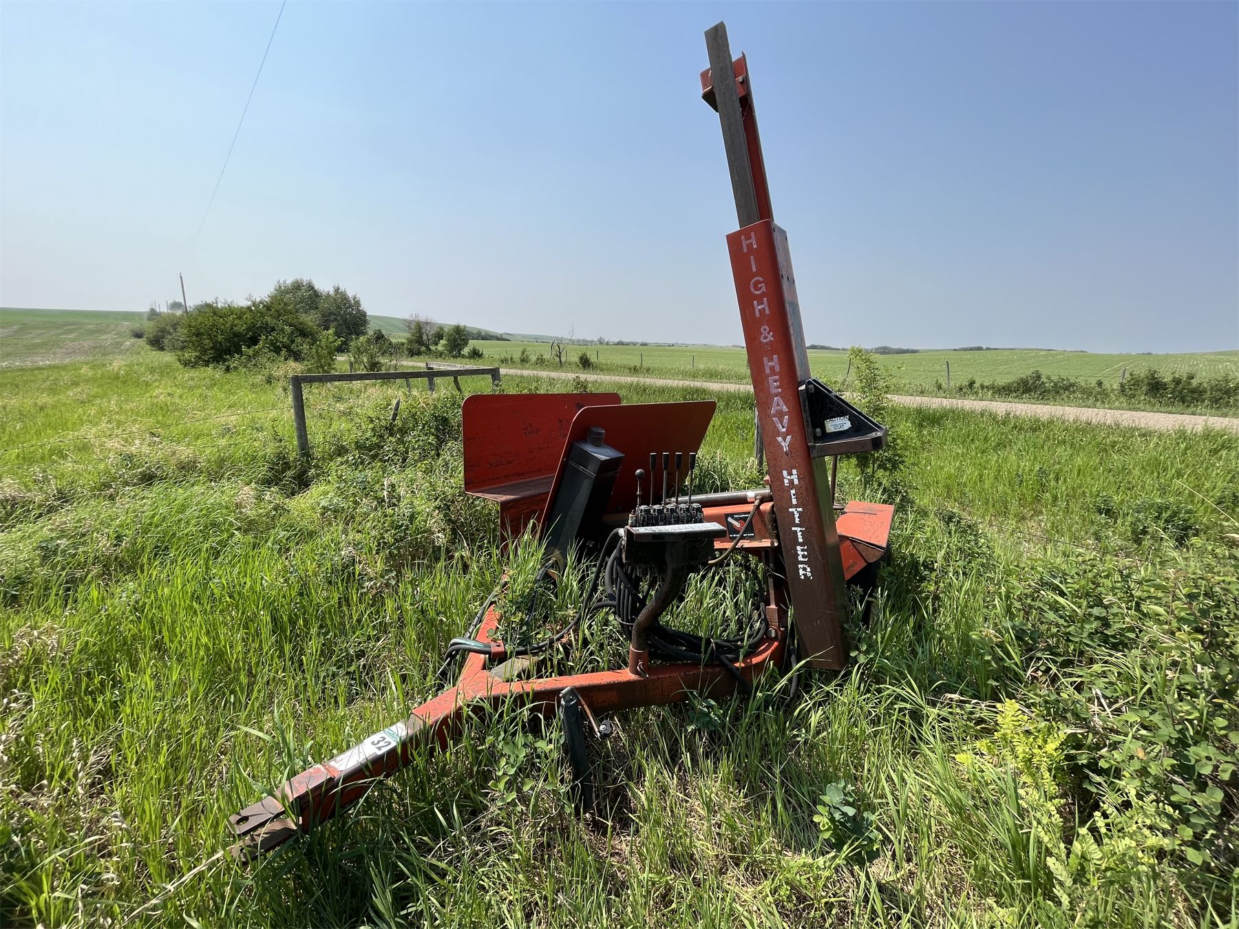 Wheatheart Heavy Hitter Post Pounder, Hydraulic