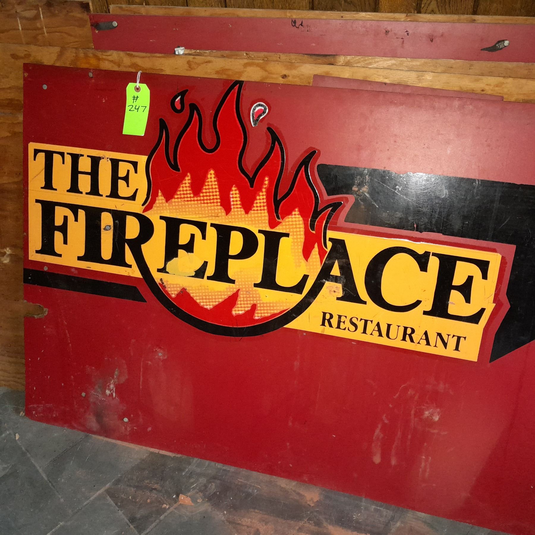 Original The Fireplace Restaurant - Vintage "The Fireplace Restaurant ...