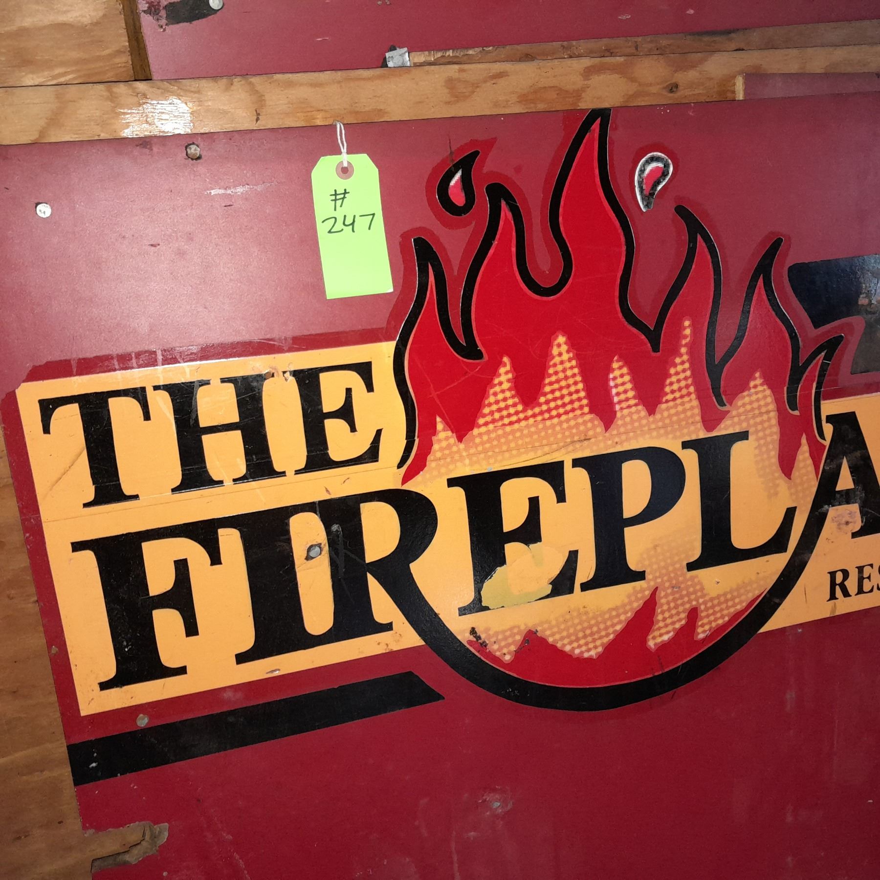 Original The Fireplace Restaurant - Vintage "The Fireplace Restaurant ...