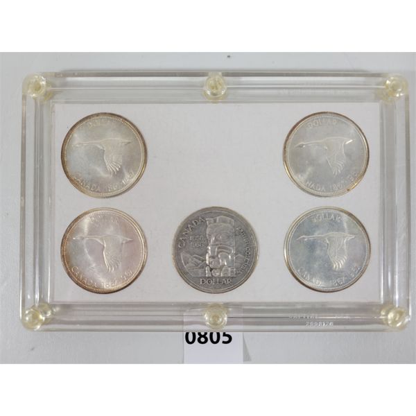 1958 1967 CDN DOLLAR COIN SET Kidd Family Auctions 1958-1967-cdn-dollar-coin-set-kidd-family-auctions