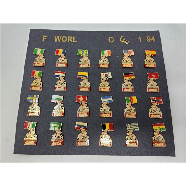 Fifa World Cup Soccer 1994 Pin Set