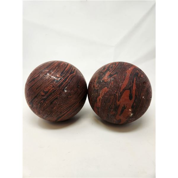 Black/Rust Antique Bowling Balls