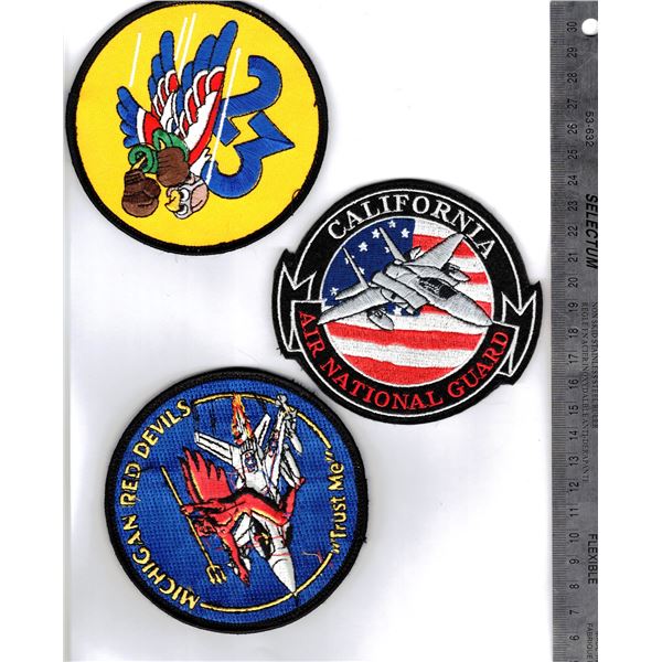 AIR FORCE EAGLE 23 PATCH , California Air National Guard, Michigan Red ...