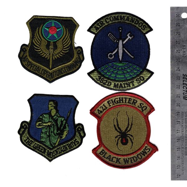 AFSOC AIR FORCE SPECIAL OPS COMMAND OD SUBDUED EMBROIDERED PATCH AFSOC AIR FORCE SPECIAL OPS COMMAND OD SUBDUED EMBROIDERED PATCH