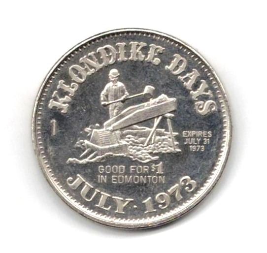 1973 Klondike Days Token