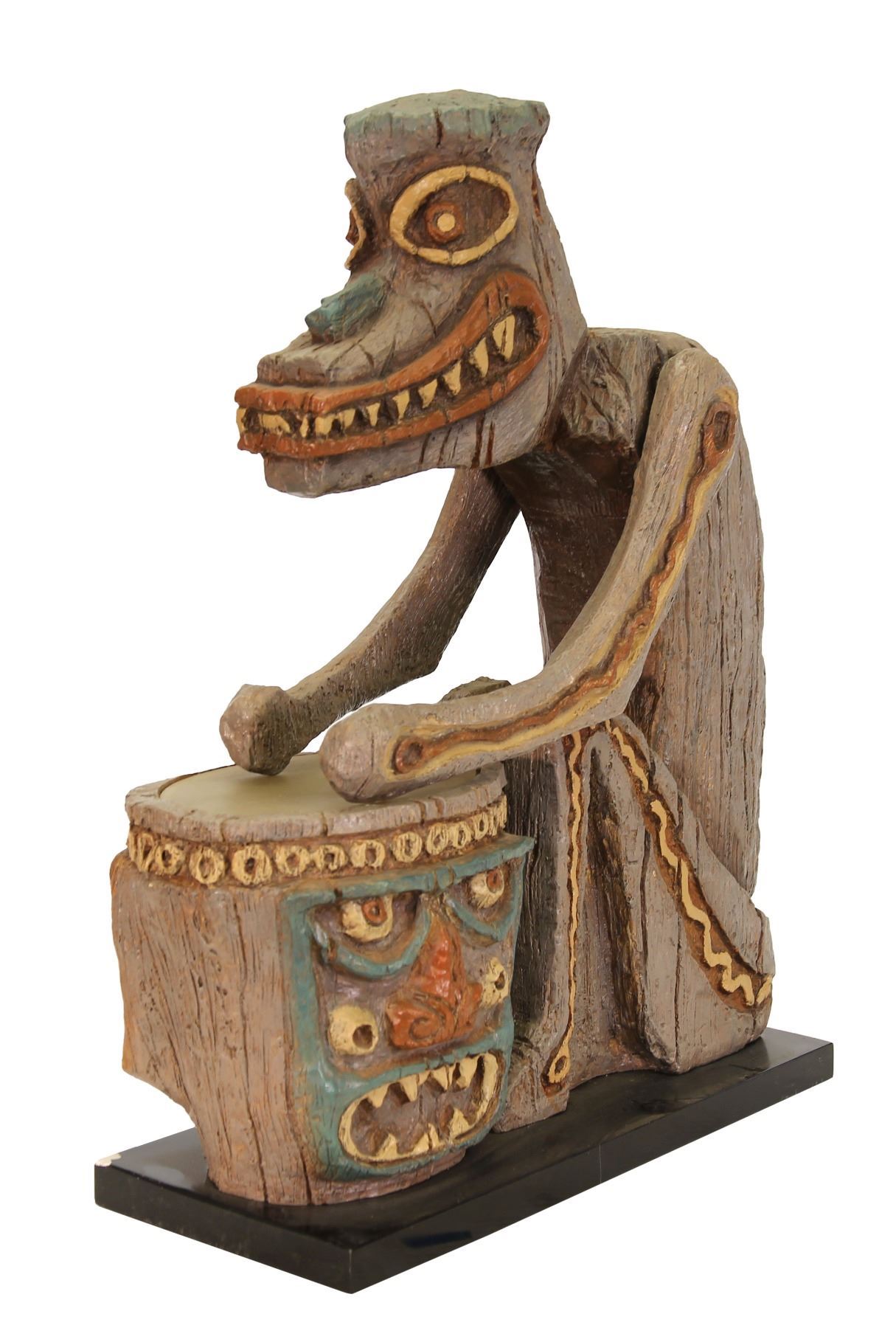 SCARCE DISNEYLAND 50th ENCHANTED TIKI ROOM DRUMMER FIGURE BY KEVIN ...