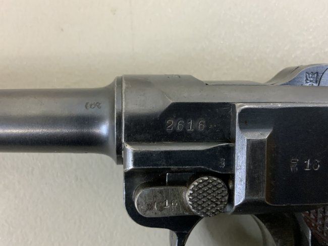 WWI IMPERIAL GERMAN P08 LUGER PISTOL ERFURT 1914