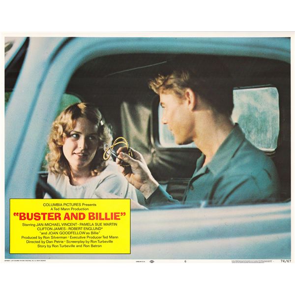 Buster and Billie set of 8 original 1974 vintage lobby cards. 11x14 inches