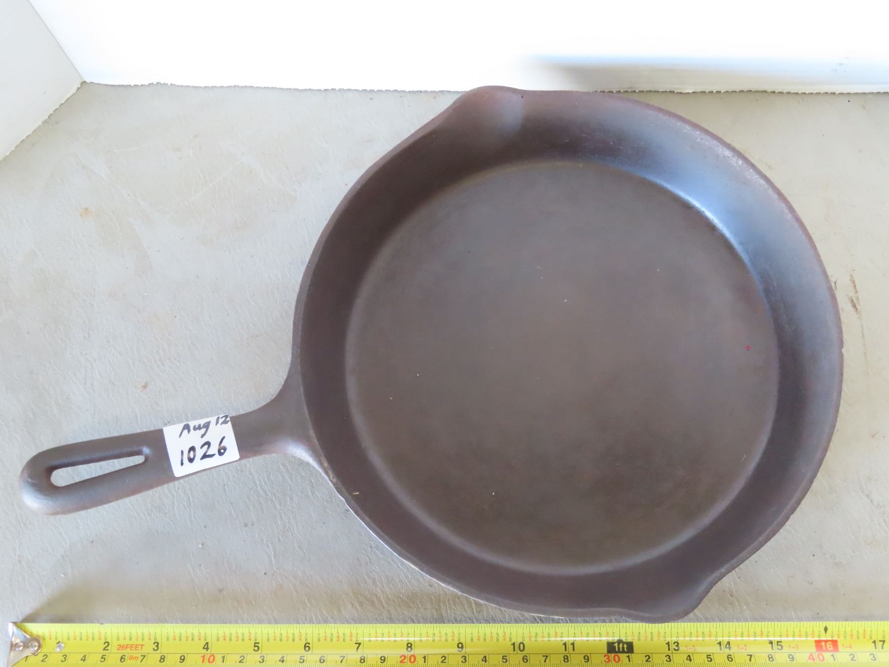 GSW No.9 Cast Iron fry pan - Schmalz Auctions