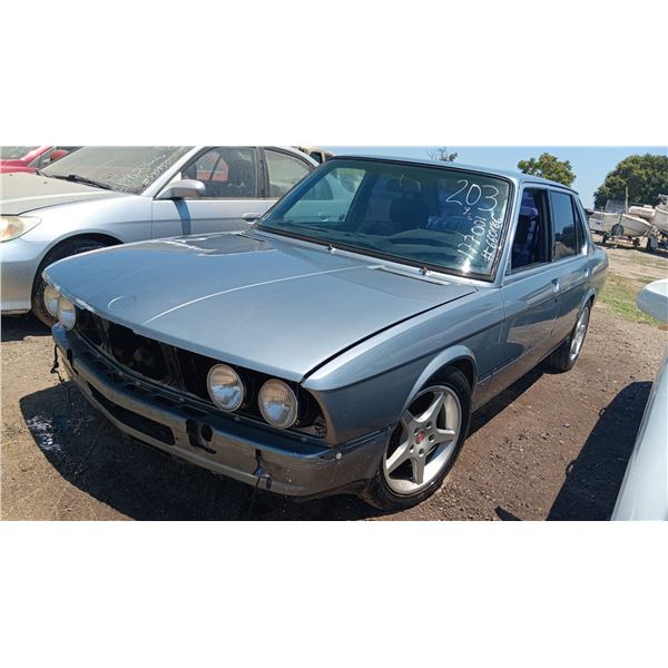 1986 BMW 5 Series 528e