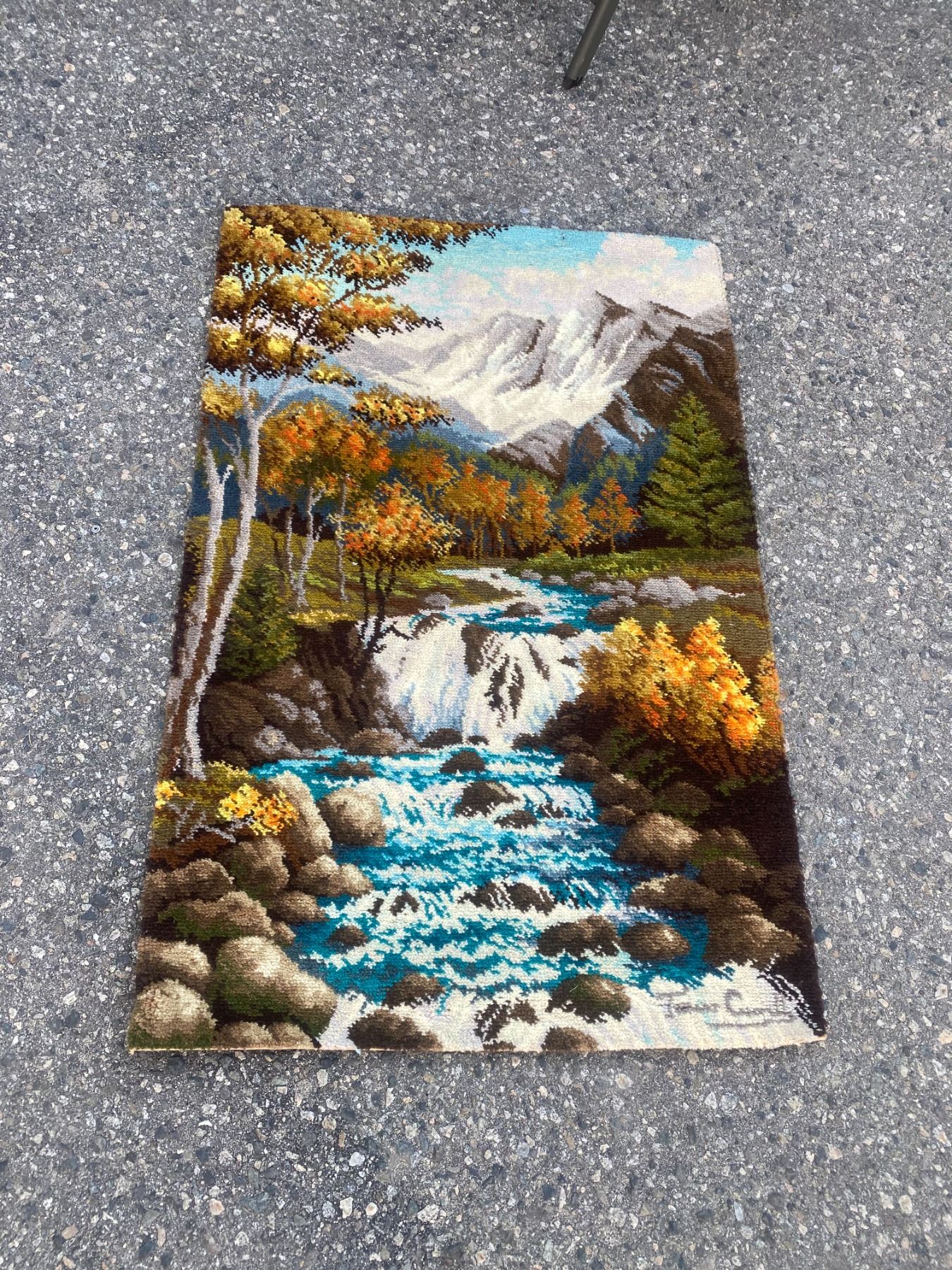 Bondax Axminster original wall hanging "Indian Summer